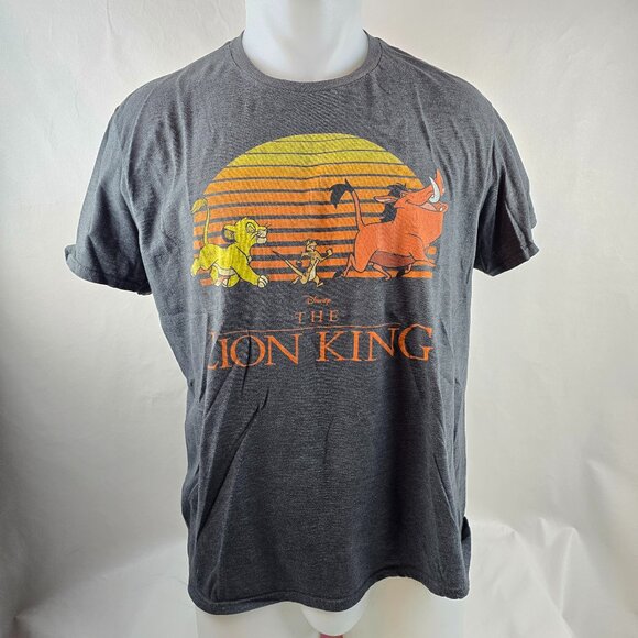 Disney | Shirts | The Lion King T Shirt Mens Large Grey Disney Grapic ...